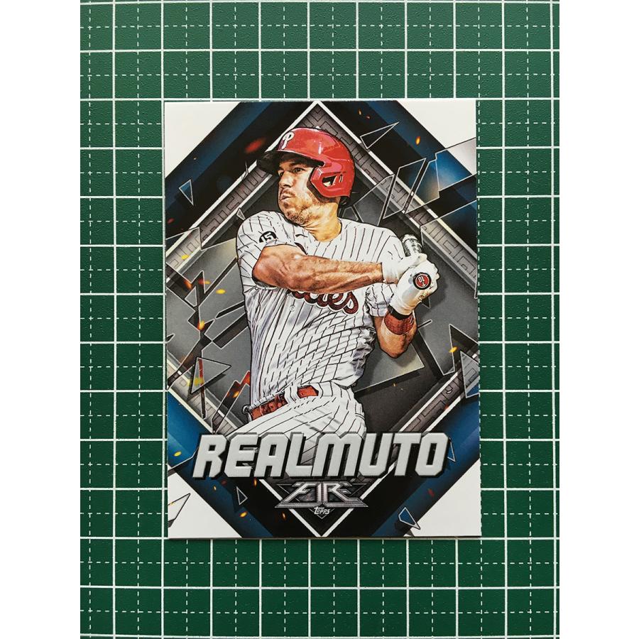 ★TOPPS MLB 2022 FIRE #101 J.T. REALMUTO[PHILADELPHIA PHILLIES]ベースカード ...