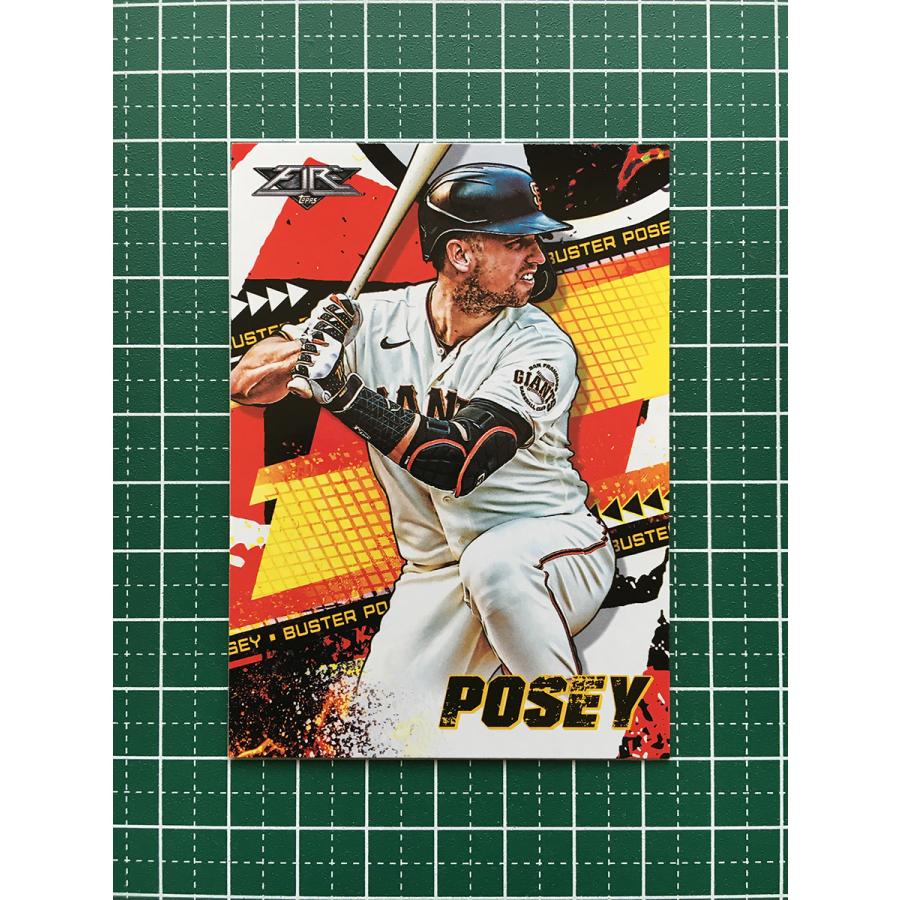 ★TOPPS MLB 2022 FIRE #170 BUSTER POSEY[SAN FRANCISCO GIANTS]ベースカード「BASE ...