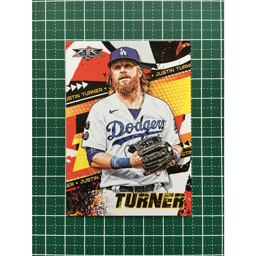 ★TOPPS MLB 2022 FIRE #182 JUSTIN TURNER[LOS ANGELES DODGERS]ベースカード「BASE ...