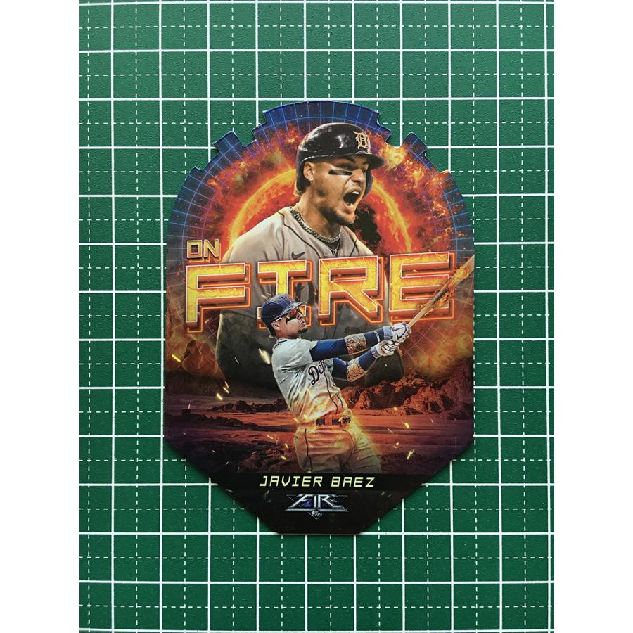 ★TOPPS MLB 2022 FIRE #EF-22 JAVIER BAEZ[DETROIT TIGERS]インサートカード「EN ...