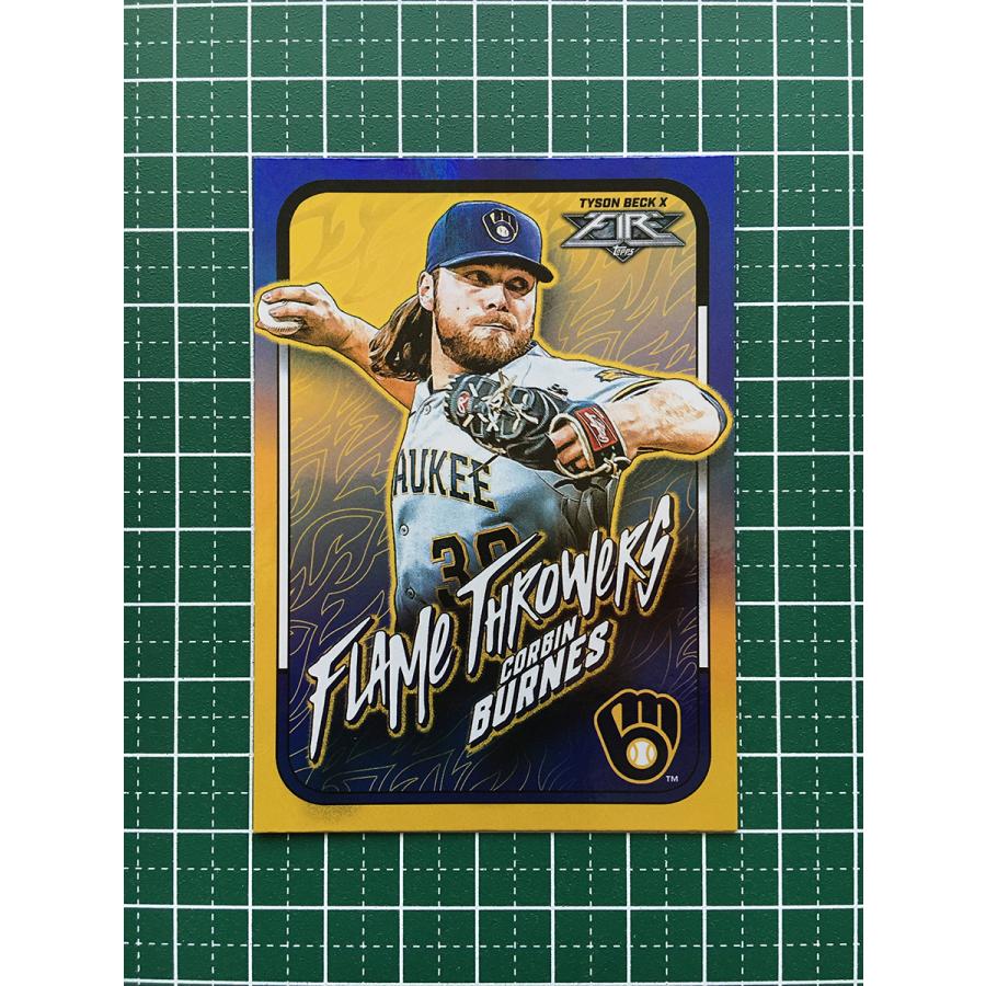 ★TOPPS MLB 2022 FIRE #FT-5 CORBIN BURNES[MILWAUKEE BREWERS]インサートカード ...