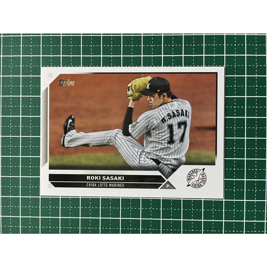 ★TOPPS NPB 2023 #50 佐々木朗希[千葉ロッテマリーンズ]ベースカード「BASE」★ : カードショップ テソーロ ヤフー店 - 通販 - Yahoo!ショッピング