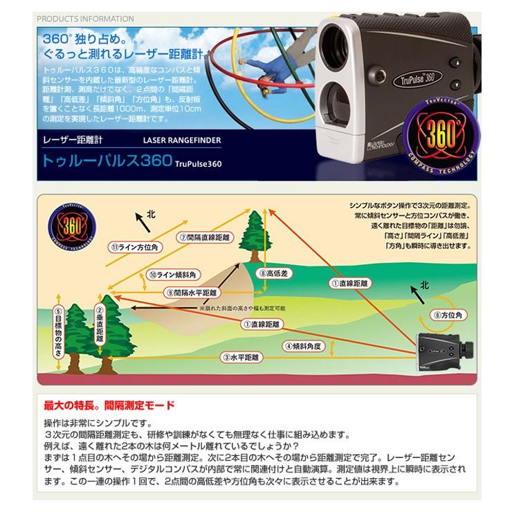 レーザー距離計 レーザーテクノロジー トゥルーパルス360R TruPulse360R (日本正規品) : アルバクラブ - 通販 ...