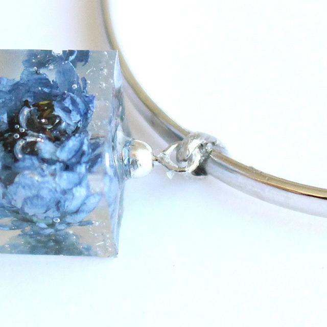 バングル メンズ レディース ブレスレット 花 ドライフラワー アンクレット モード系 アクセサリー ジュエリー デザイナーズ ユニセックス ...