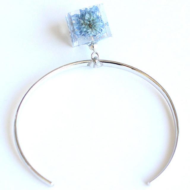 バングル メンズ レディース ブレスレット 花 ドライフラワー アンクレット モード系 アクセサリー ジュエリー デザイナーズ ユニセックス ...