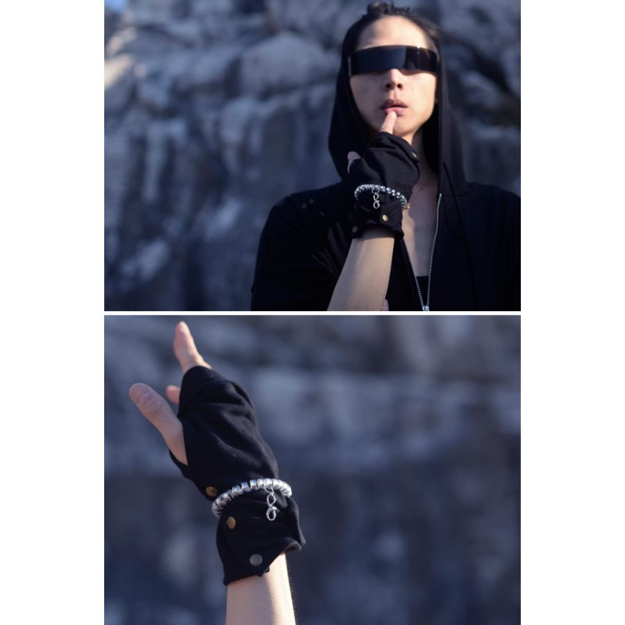 ブレスレット メンズ レディース ヘアゴム シルバー フリーサイズ 蛇 スネーク モード系 アクセサリー ジュエリー オリジナル ユニセックス ...