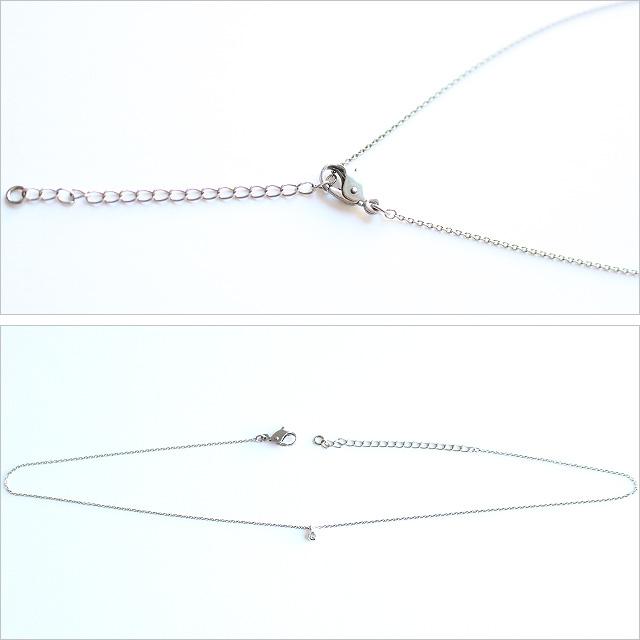 ロングネックレス メンズ レディース しずく モチーフ 誕生石 プレゼント シルバー モード系 アクセサリー ジュエリー オリジナル ...