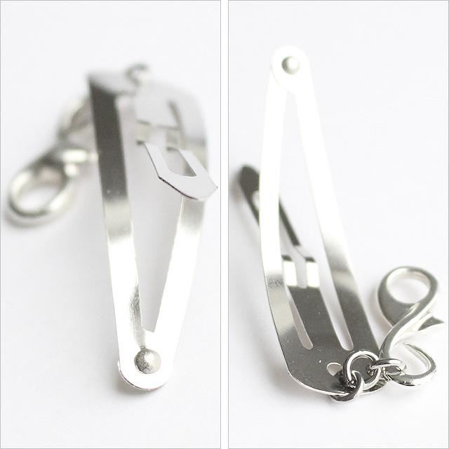 ヘアピン メンズ レディース スリーピン ブローチ 髪留め シルバー 蛇 スネーク モード系 アクセサリー ジュエリー オリジナル ...