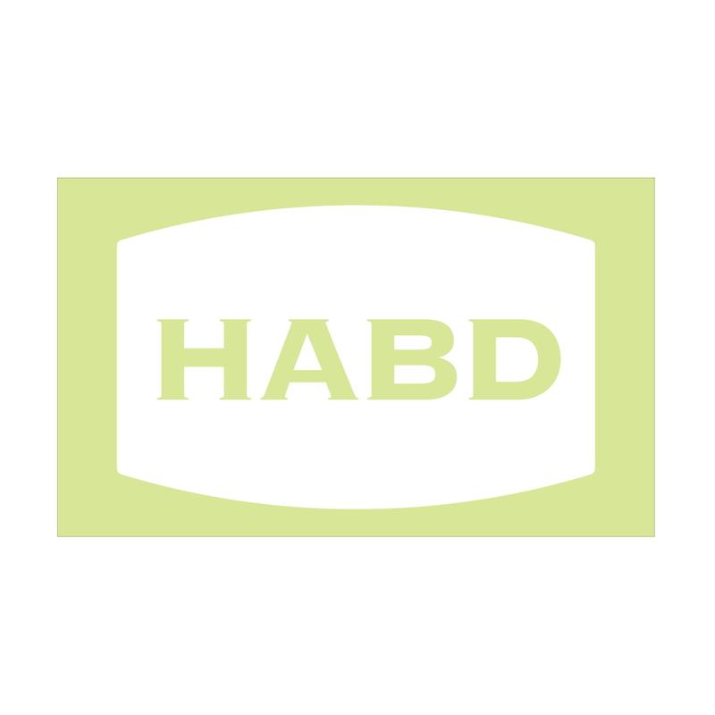 HAVE A BIKE DAY.ステッカー HABD BLOCK LOGO Sサイズ 抜き型タイプ ホワイト デザイン 加藤ノブキ SP ...