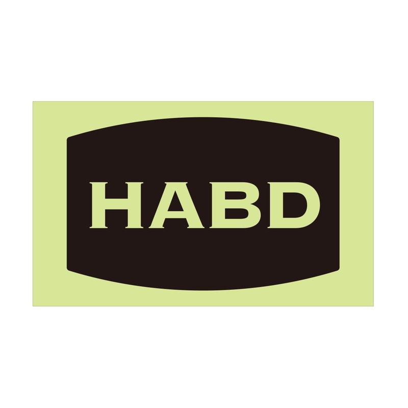 HAVE A BIKE DAY.ステッカー HABD BLOCK LOGO Sサイズ 抜き型タイプ ブラック デザイン 加藤ノブキ SP ...