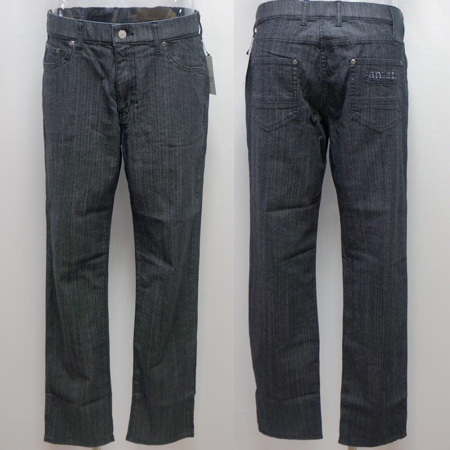 サンタフェ サンタフェ・24 春夏 SS 新作・変わり織 楽パンツ カラーデニム テーパード ジーンズ(L)(LL)(3L)24-61405 ...