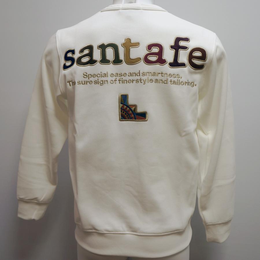 サンタフェ サンタフェ・25 SS・丸首 バックアップリケ刺繍 トレーナー(L)(LL)(3L)(4L)25-84419-001 : aldo洋品店 - 通販 - Yahoo!ショッピング