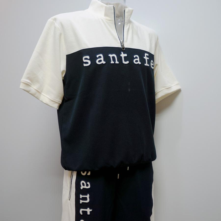 サンタフェ・24 春夏 SS 新作・ZIPUP 半袖 トレーナー 短パン 上下(L)(LL)(3L)24-81804-098 24-81805-098 : 81804-81805-098 ...
