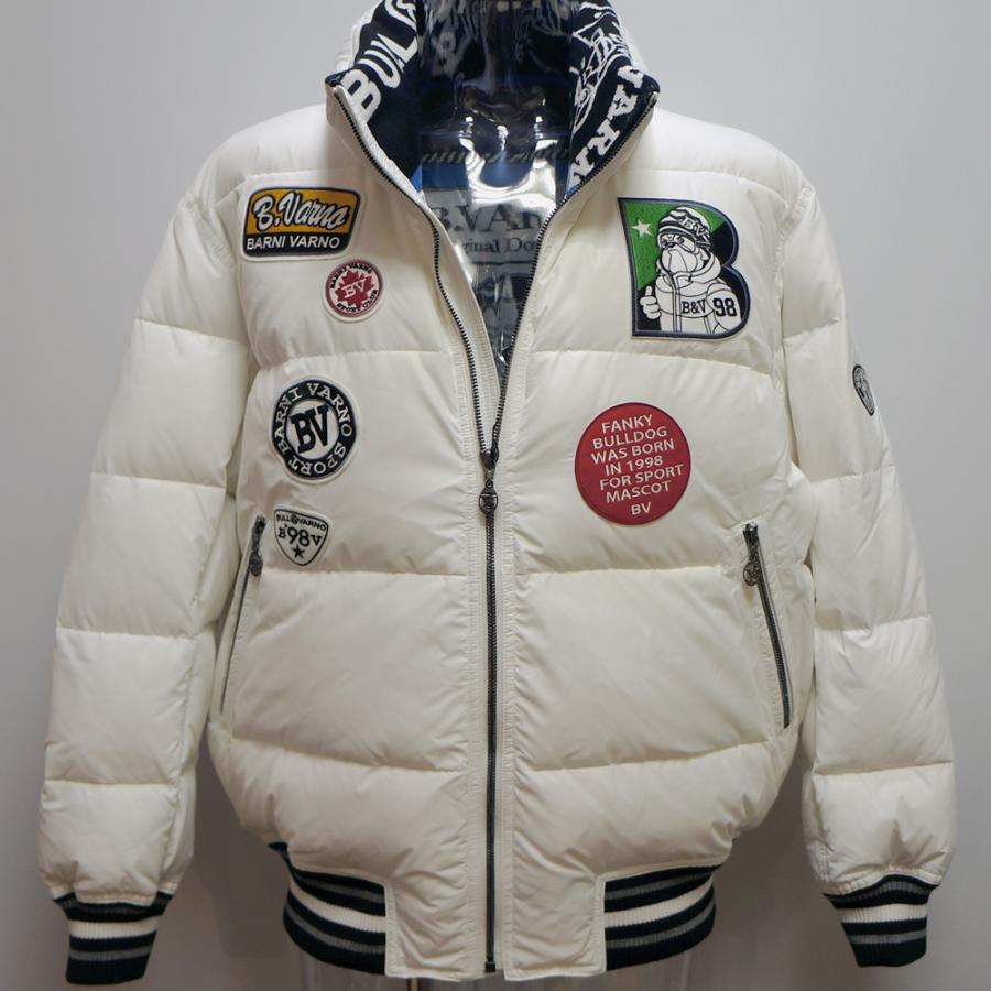 バーニヴァーノ・22 秋冬 AW 新作(L)ブルワッペン ダウン スタジャン(L)BAW-LDB-4507-01 BARNI VARNO ...