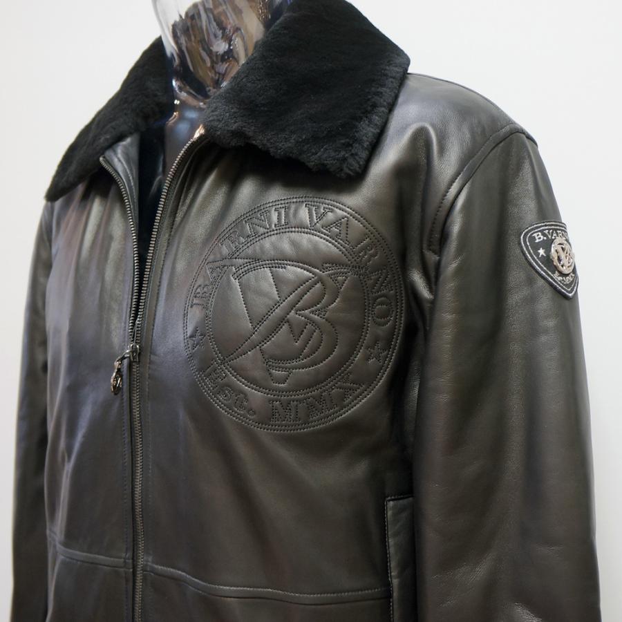 バーニヴァーノ・24 秋冬 AW 新作(LL)羊革 BIGエンブレム刺繍 ブルゾン(LL)BAW-NLB-5106-09-LL BARNI VARNO : baw-nlb-5106-09-ll ...