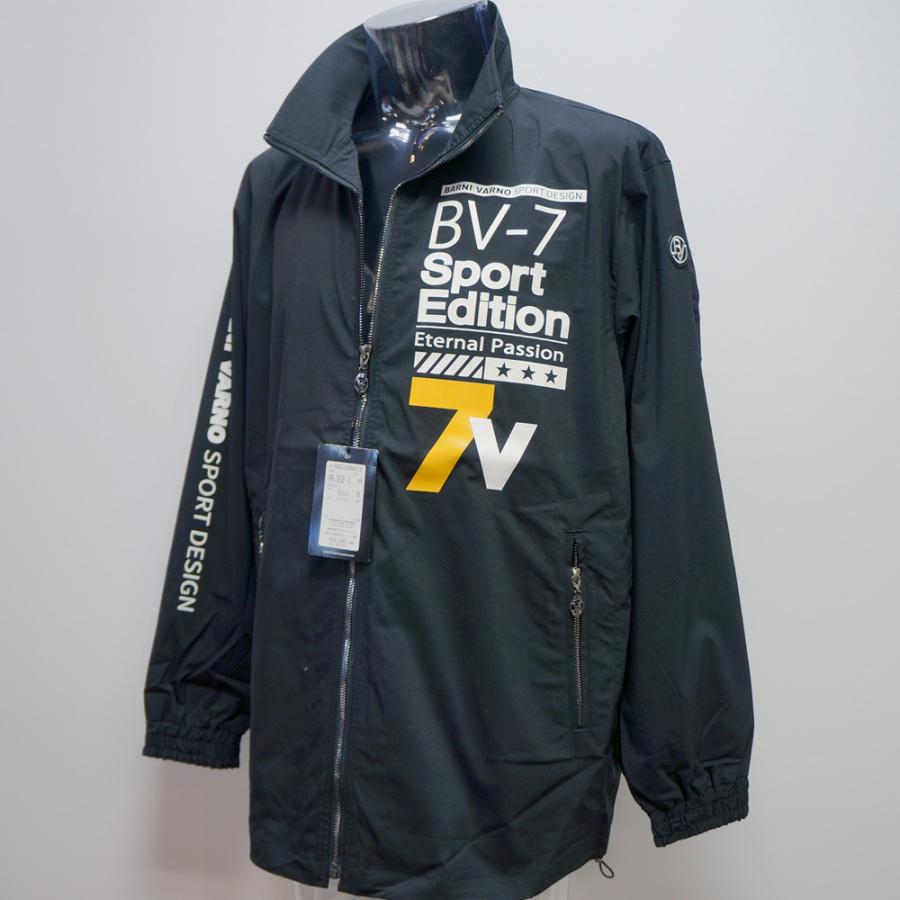バーニヴァーノ・ブロードストレッチロゴ入 ブルゾン(L) 22 春夏 SS 新作 BSS-LBS-4278-09 BARNI VARNO (L ...