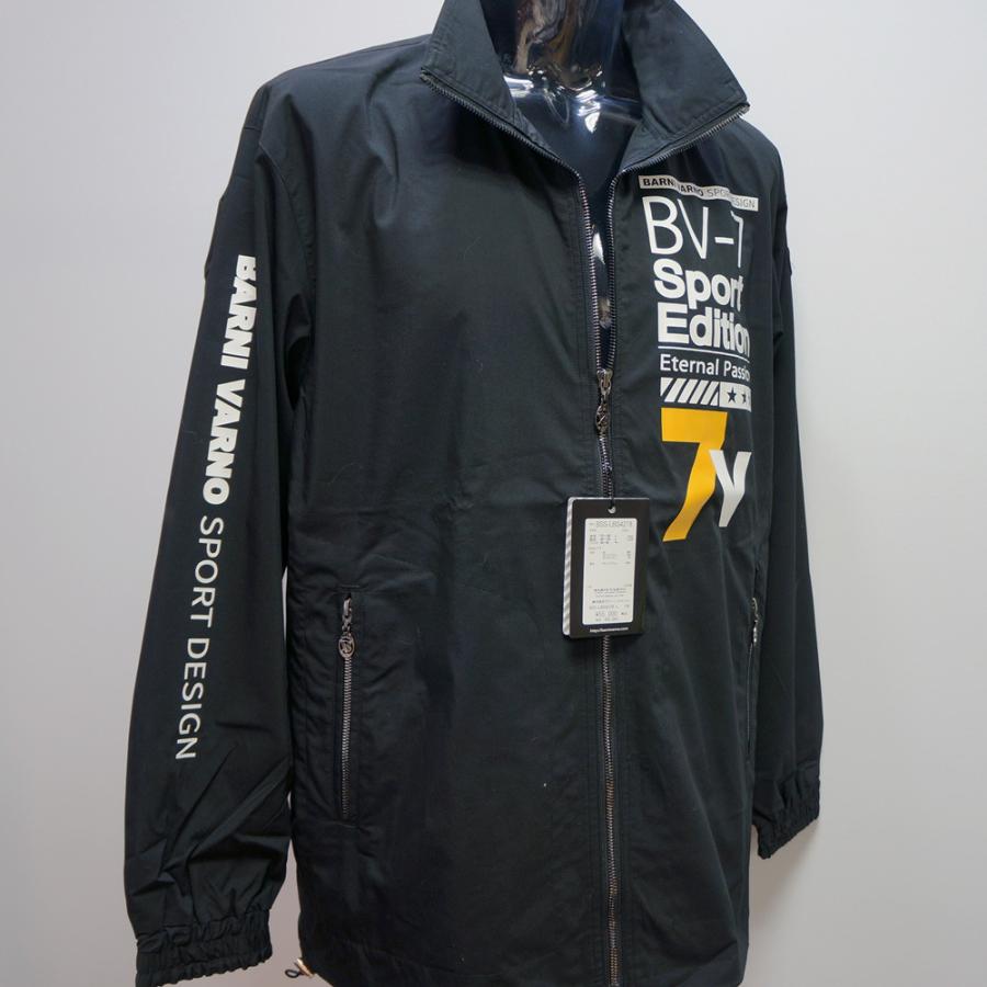 バーニヴァーノ・ブロードストレッチロゴ入 ブルゾン(L) 22 春夏 SS 新作 BSS-LBS-4278-09 BARNI VARNO (L ...