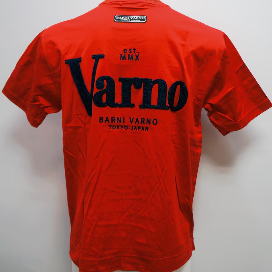バーニヴァーノ・サガラ刺繍 半袖 Tシャツ(LL) 25 春夏 SS 新作 BSS-OTH5228-45-LL BARNI VARNO (LL ...