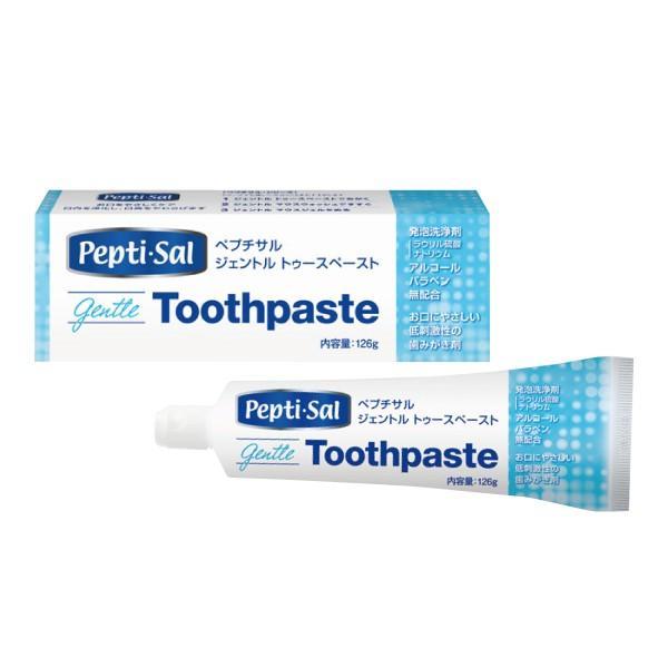 歯みがき粉 低刺激 T&K ペプチサル ジェントル 472708 トゥースペースト 126g×6個 : 介護食品・介護用品のお店プライムケア - 通販 - Yahoo!ショッピング
