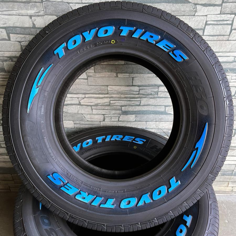 TOYO TIRES ハイエース 195/80R15 H30 WL RIVAI NOX 15×6.0J+32 6/139.7 MBK トーヨータイヤ ホワイトレター HIACE 新品タイヤ ...