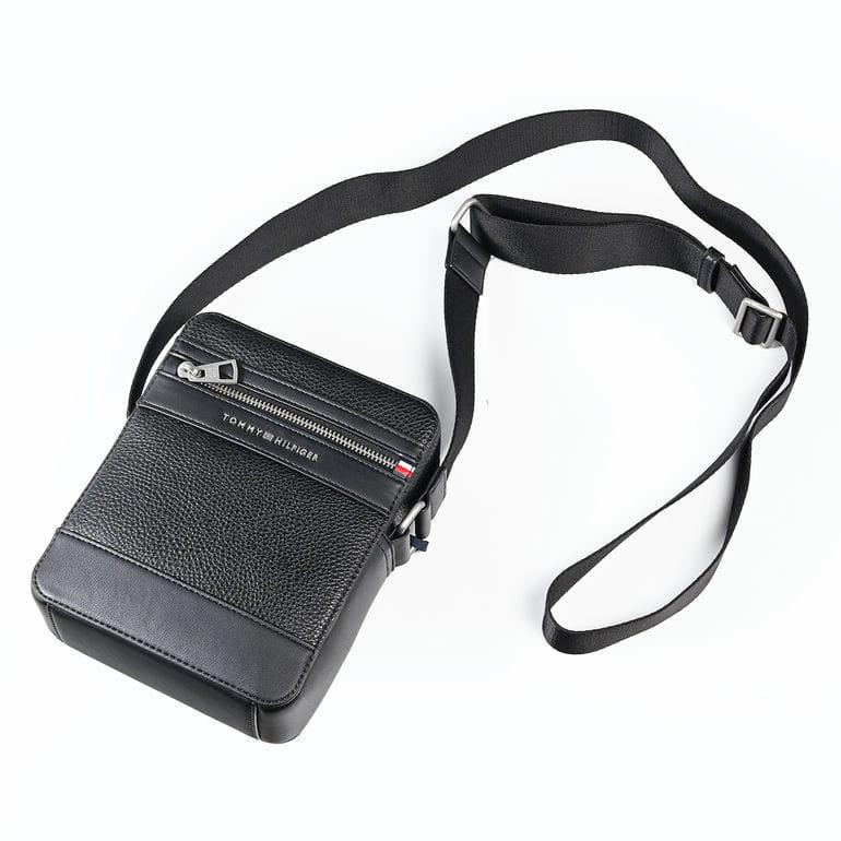 トミーヒルフィガー 高品質ヨーロッパ輸入モデル バッグ ショルダーバッグ CENTRAL MINI REPORTER メンズ ブラック AM0AM13204 BDS BLACK ...
