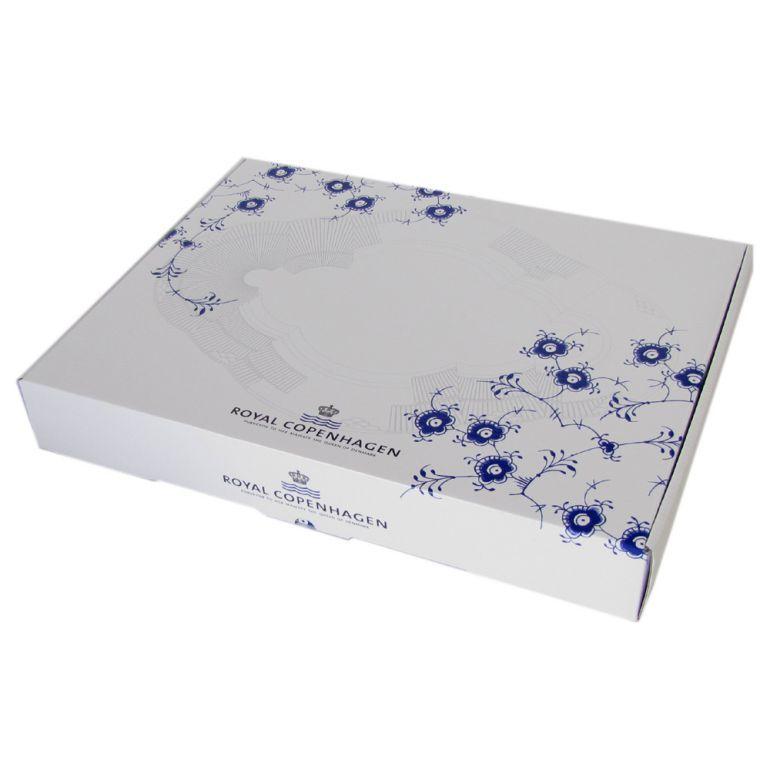 ROYAL COPENHAGEN 2枚セット ロイヤルコペンハーゲン ブルーエレメンツ プレート サービングディッシュ オーバルディッシュ ...