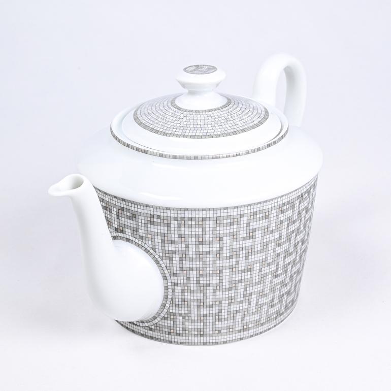 HERMES エルメス ティーポット モザイク ヴァンキャトル HERMES エルメス ティーポット モザイク ヴァンキャトル