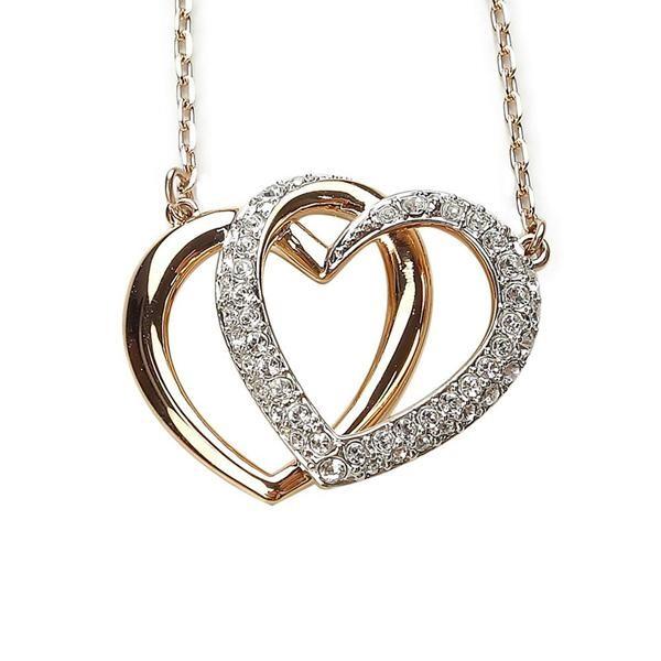 スワロフスキー SWAROVSKI ネックレス ペンダント ディア ミディアム DEAR MEDIUM ハート ローズゴールド 5194826 ...