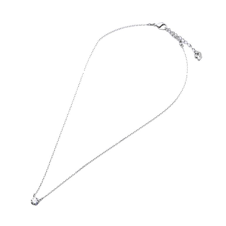 SWAROVSKI スワロフスキー ネックレス ペンダント レディース Attract Round シルバー 5408442 : Alevel ...