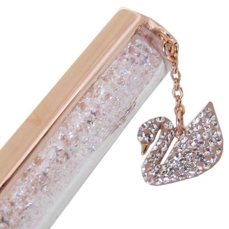 スワロフスキー ボールペン クリスタルライン スワンチャーム 5479552 名入れ有料可 メール便可 :5479552:Alevel(エイ ...