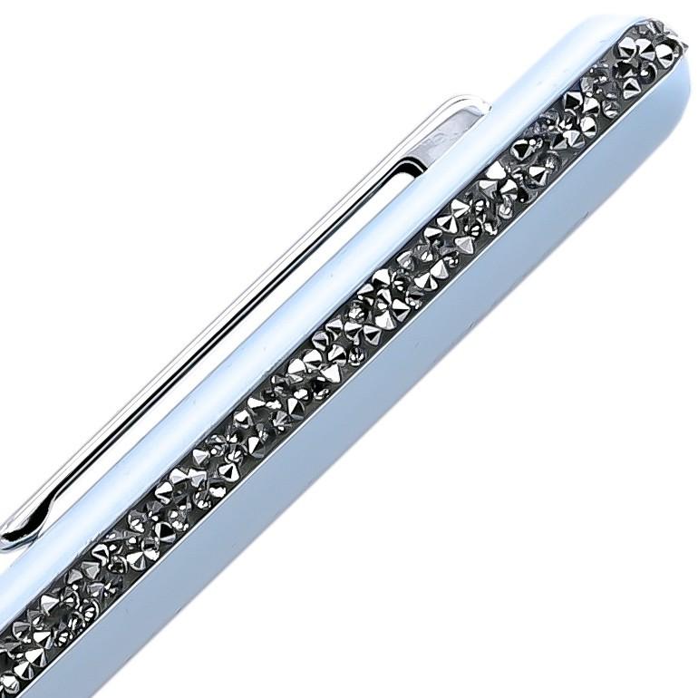 SWAROVSKI 並行輸入品 スワロフスキー ボールペン CRYSTAL SHIMMER クリスタル シマー ライトブルー 5595669 ...