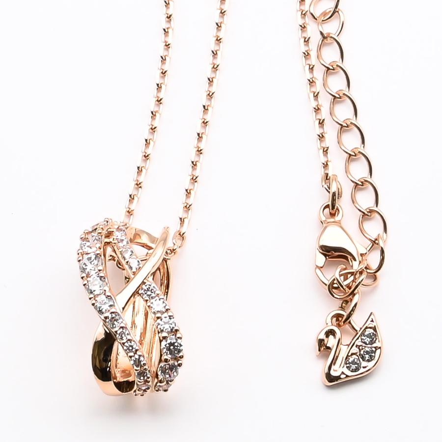 スワロフスキー SWAROVSKI ネックレス ペンダント TWIST ローズゴールド 5620549 :5620549:Alevel(エイ ...