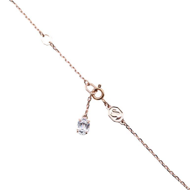 スワロフスキー SWAROVSKI ネックレス レディース Constella コンステラ ラウンドカット ペンダント ローズゴールド クリア ...
