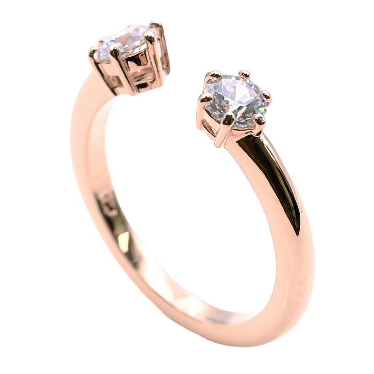 スワロフスキー SWAROVSKI リング 指輪 11号 Constella コンステラ 2点セット ローズゴールド 5640969 : ...