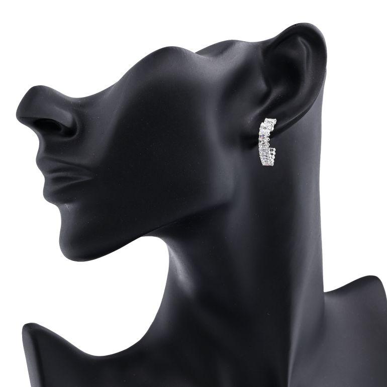 スワロフスキー ピアス Matrix マトリックス フープピアス ハート シルバー クリア 5653170 :5653170:Alevel ...