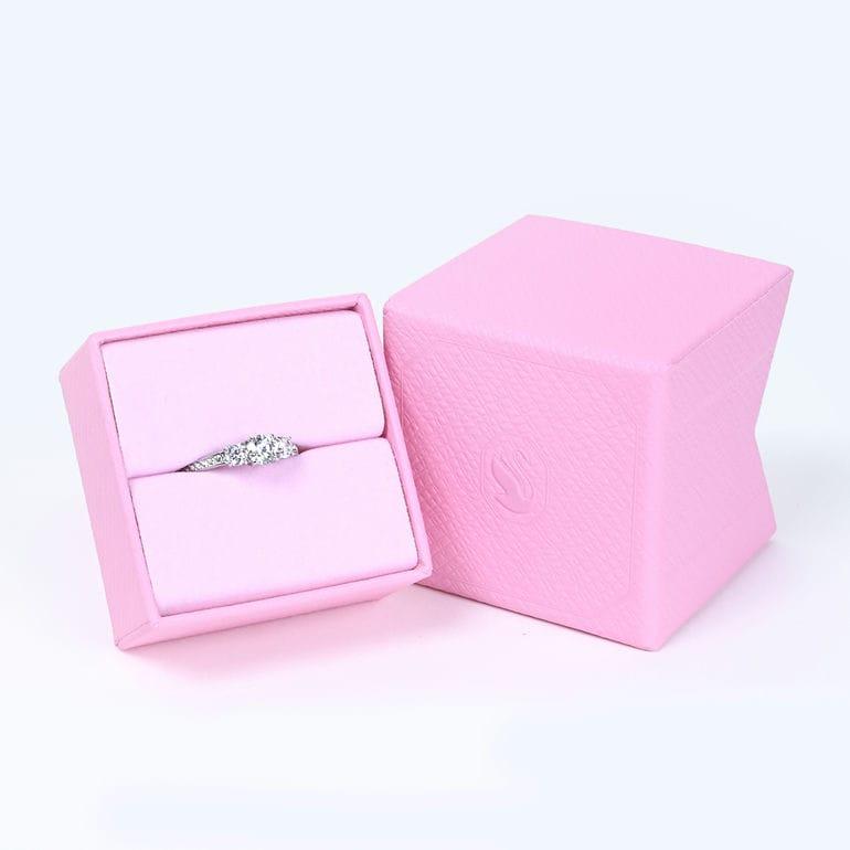 SWAROVSKI スワロフスキー リング 指輪 11号 アトラクトトリロジー Attract Trilogy ラウンドカット シルバー ...