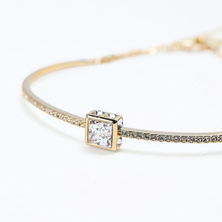 スワロフスキー ブレスレット Stilla ハート レッド×クリア×ゴールド 5683835 バングル ジュエリー :5683835 ...