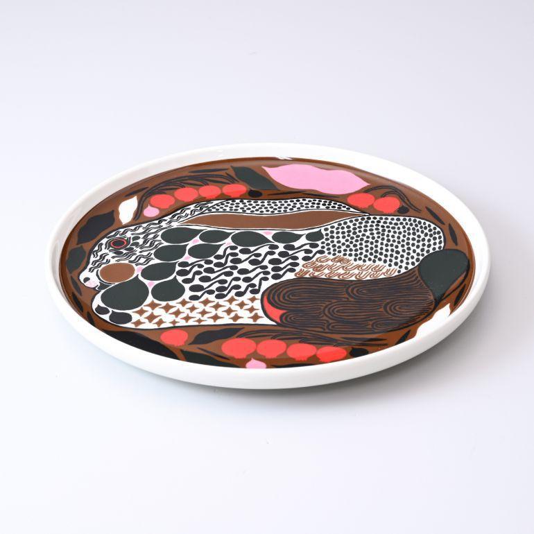 marimekko 【名入れ可有料】マリメッコ プレート 20cm Rusakko ルサッコ ブラウン×レッド 072029 186 : Alevel(エイレベル)Yahoo!店 - 通販 ...