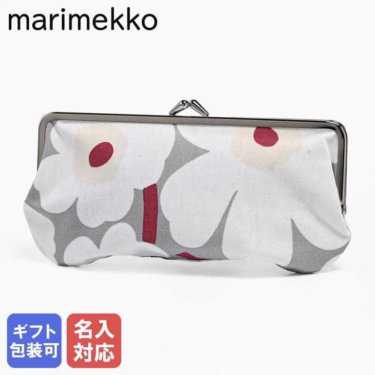 marimekko（マリメッコ） 小物入れ ポーチ コスメポーチ ペンケース がま口 ミニ ウニッコ グレー 73791 915 北欧雑貨 ...