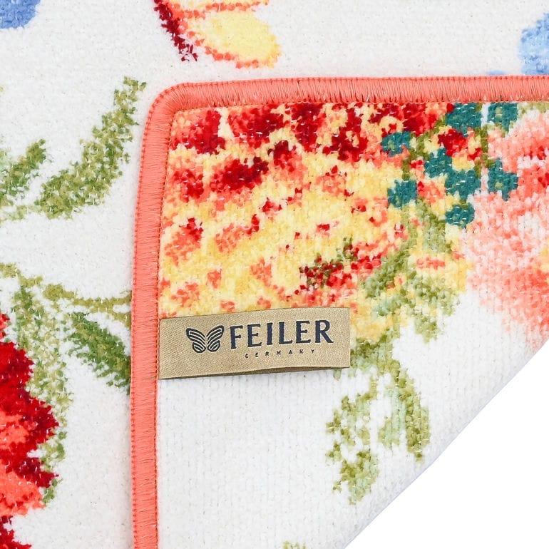 feiler フェイラー ハンカチ ハンドタオル レディース サマーデイ サーモン 30cm×30cm 名入れ可（工賃別売り） : Alevel(エイレベル)Yahoo!店 - 通販 ...