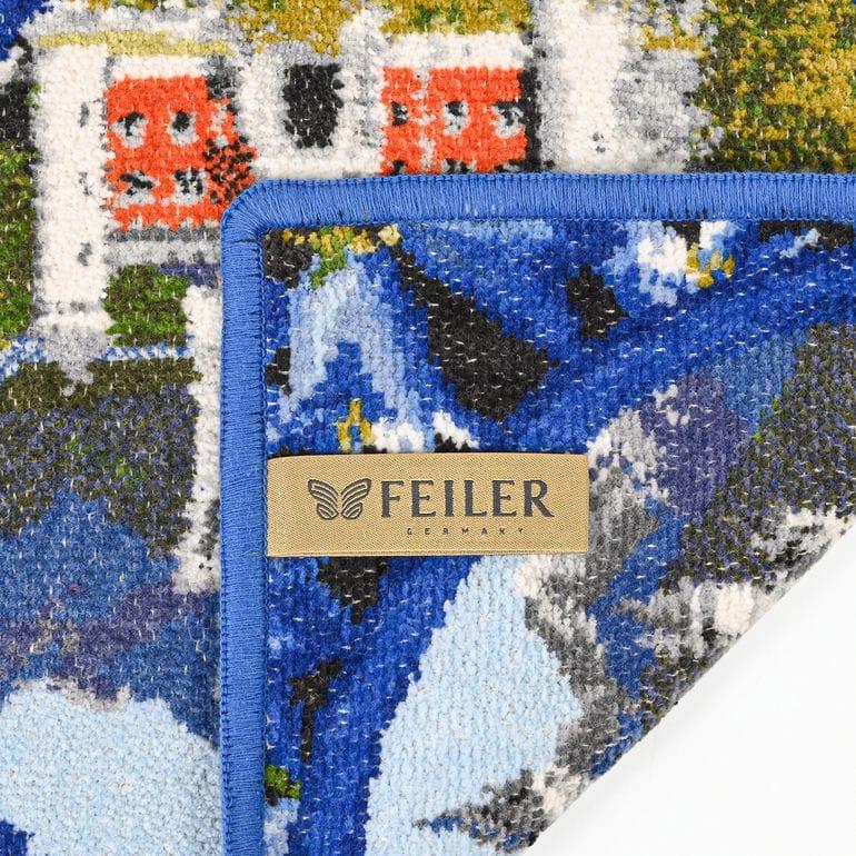 feiler フェイラー ハンカチ ハンドタオル 25cm レディース ノイシュバンシュタイン城 ブルー : Alevel(エイレベル)Yahoo!店 - 通販 - Yahoo!ショッピング