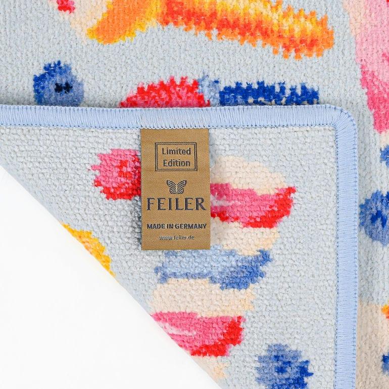 feiler 並行輸入品 名入れ可有料 フェイラー ハンカチ ハンドタオル 25cm レディース リミテッドエディション アイス イン ザ シャイン ライトブルー : Alevel(エイレベル ...