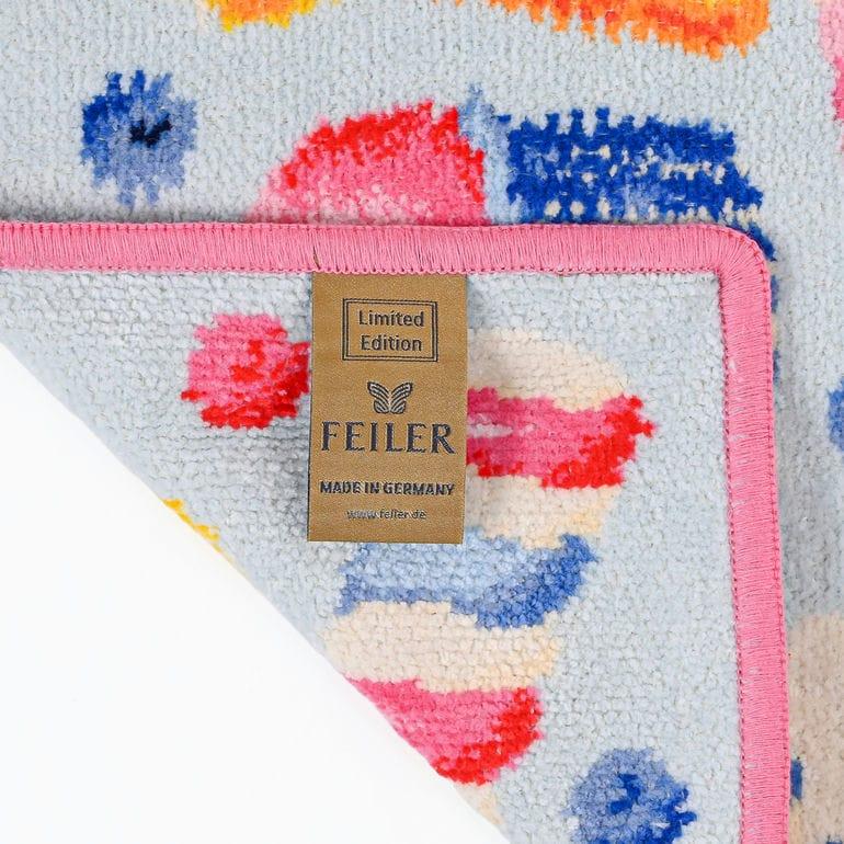 feiler 【名入れ可有料】フェイラー ハンカチ ハンドタオル 25cm レディース リミテッドエディション ICE IN THE SUNSHINE アイス イン ザ シャイン ピンク ...
