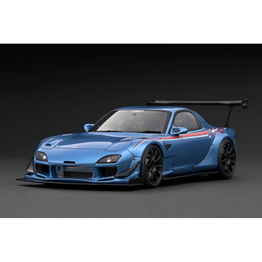 ignition model 10/11予約締切 ignition model FEED Afflux GT3（FD3S）Light Blue Metallic (1/18 Scale ...