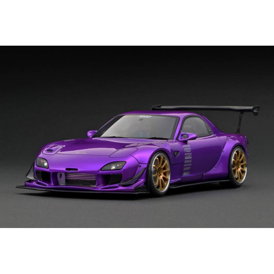 ignition model 11/8予約締切 ignition model 1/18 FEED Afflux GT3（FD3S）Purple Metallic : Alex-Kyowa ...