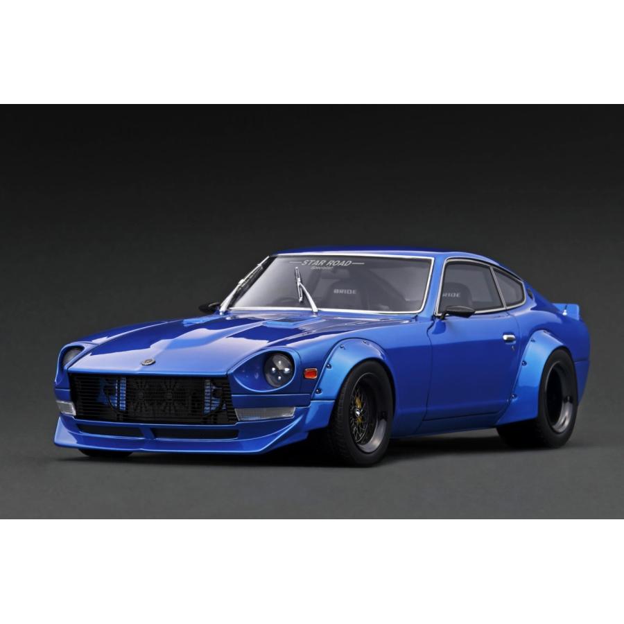 ignition model 3/12 予約締切 Nissan Fairlady Z (S30) STAR ROAD Blue Metallic (1/18 Scale) : Alex ...