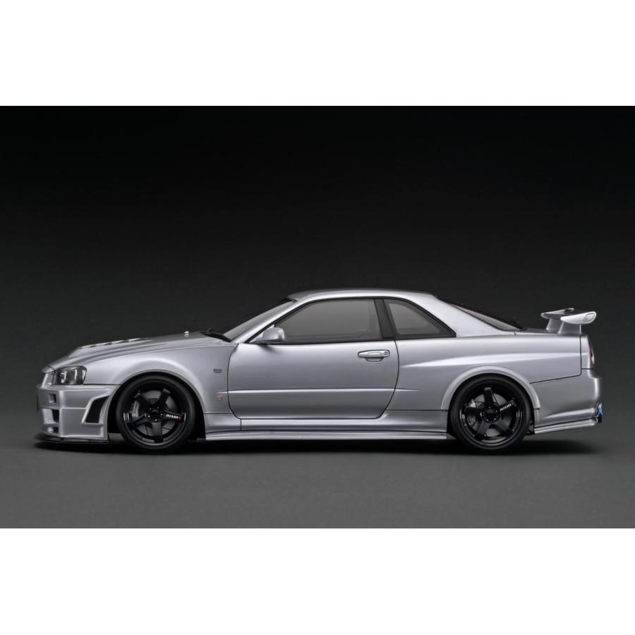 ignition model 3/12 予約締切 Nismo R34 GT-R Z-tune Silver (1/18 Scale ...
