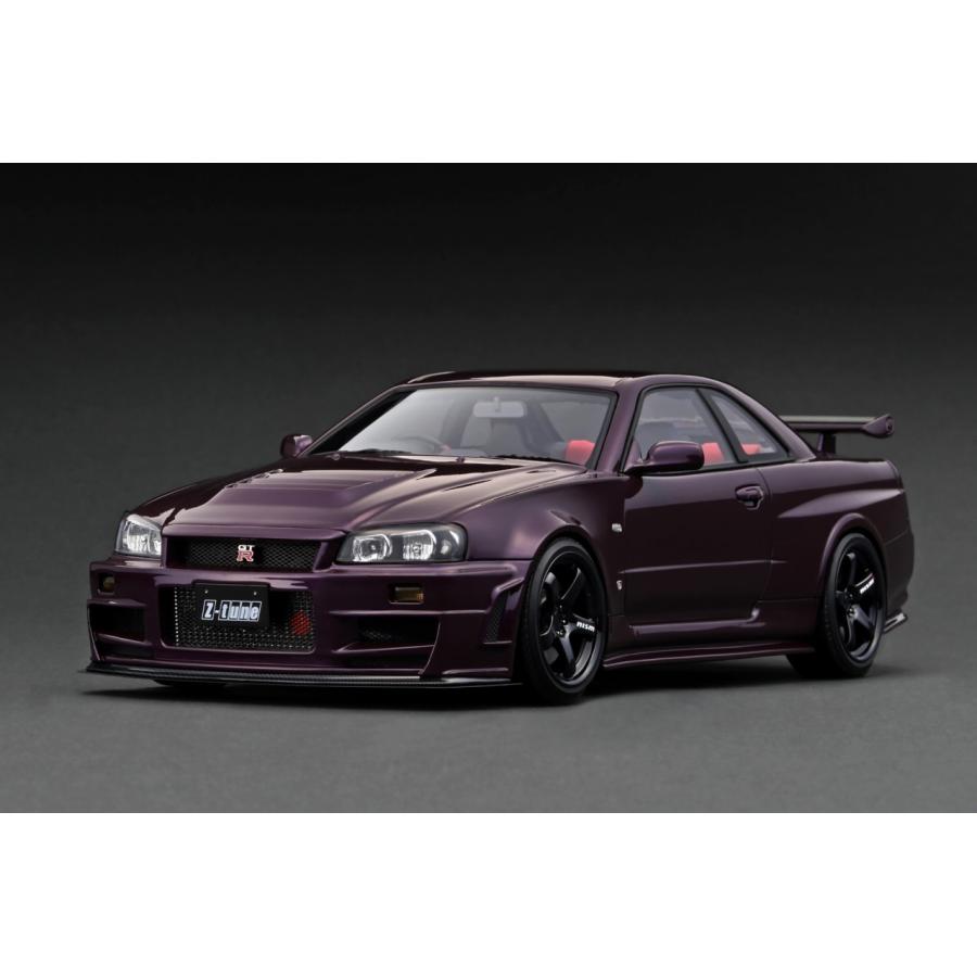 ignition model 3/12 予約締切 Nismo R34 GT-R Z-tune Midnight Purple (1/18 Scale) : Alex-Kyowa Yahoo ...