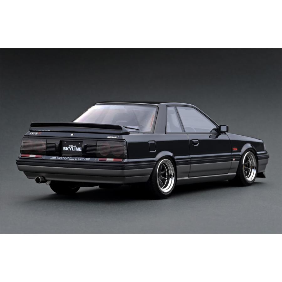 ignition model 5/14予約締切 model 1/18 Nissan Skyline GTS-R (R31) Black/Gun Metallic : Alex-Kyowa ...
