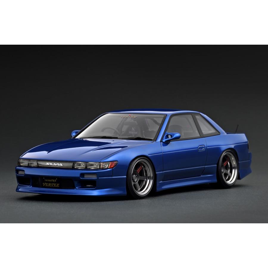 ignition model 6/29 予約締切 VERTEX S13 Silvia Blue Metallic (1/18 Scale ...